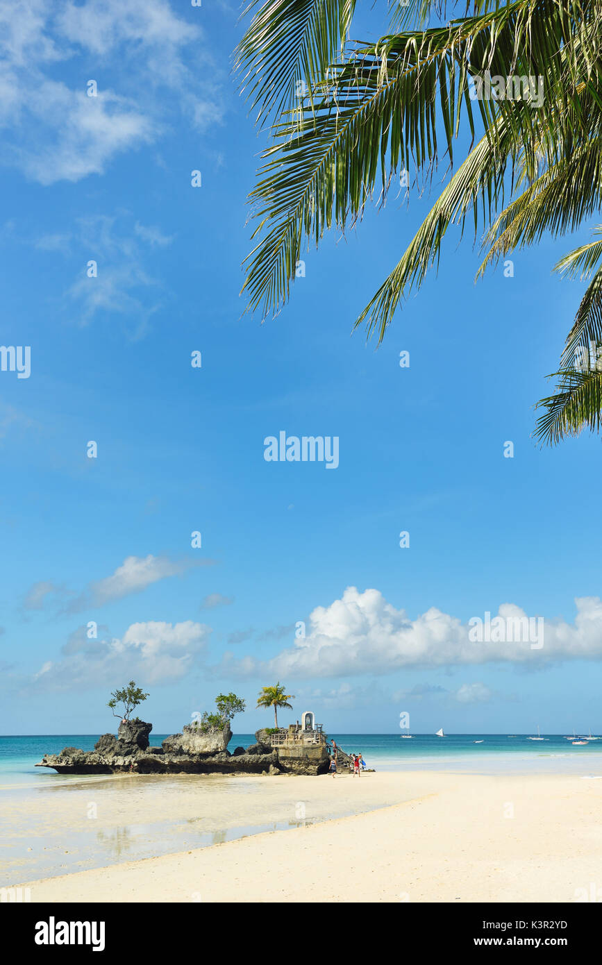 Boracay,Philippines - Dec 20,2016:Beach scenery in Boracay island ...