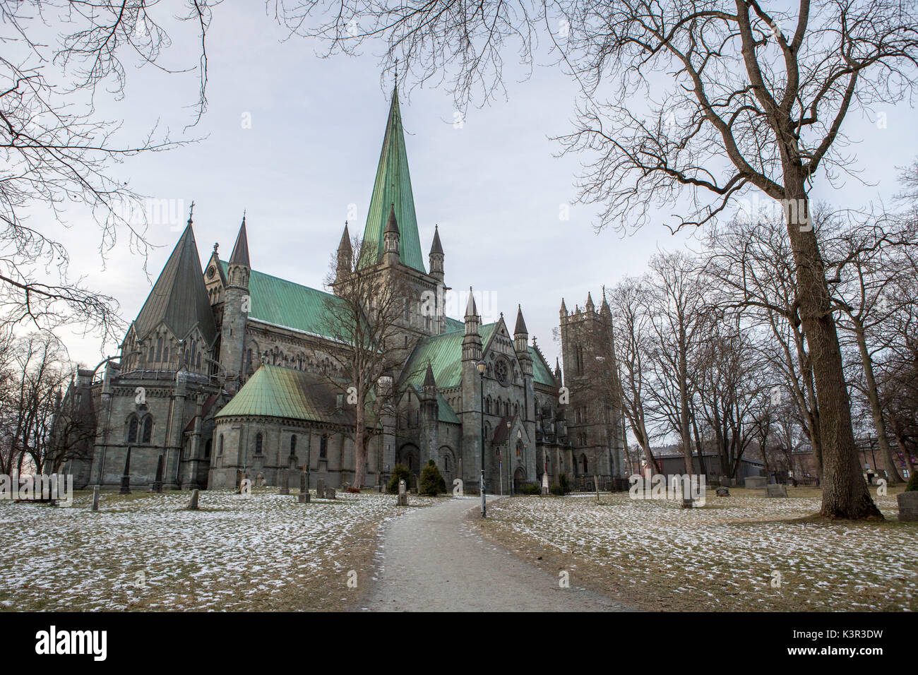 Nidaros cathedral hi-res stock photography and images - Alamy