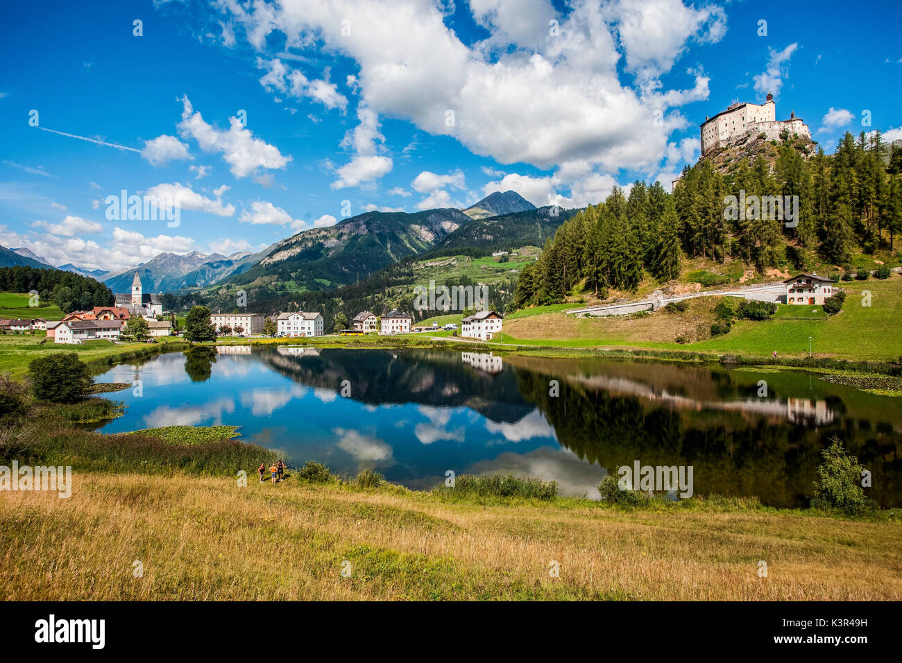 Switzerland tarasp castle hi-res stock photography and images - Alamy