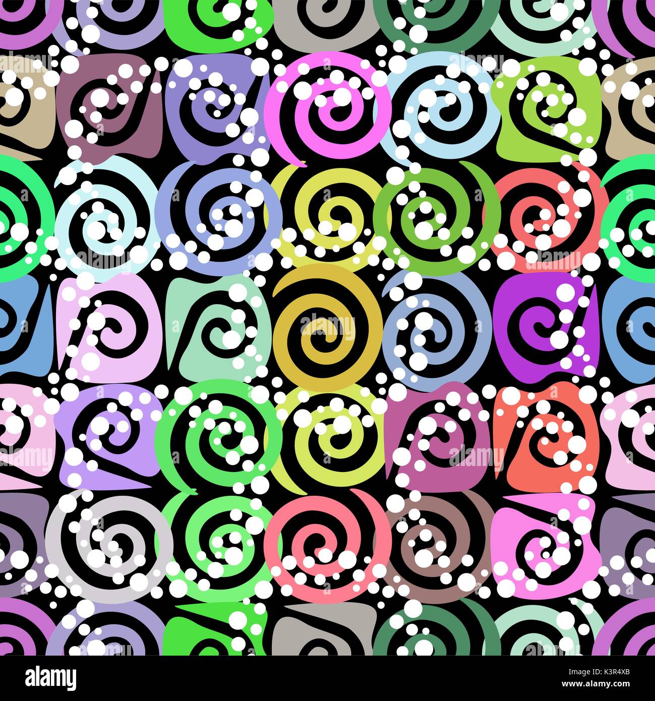 Abstract blue pink spiral circular Stock Vector Images - Alamy