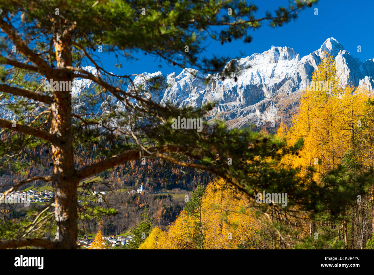 Rivamonte and monte agner in autumn veneto hi-res stock photography and ...