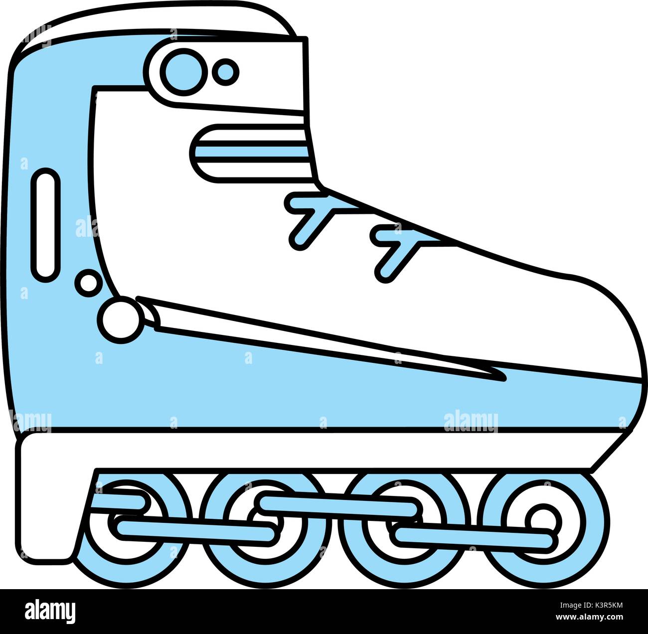 Isolated roller skate design Stock Vector Image & Art - Alamy