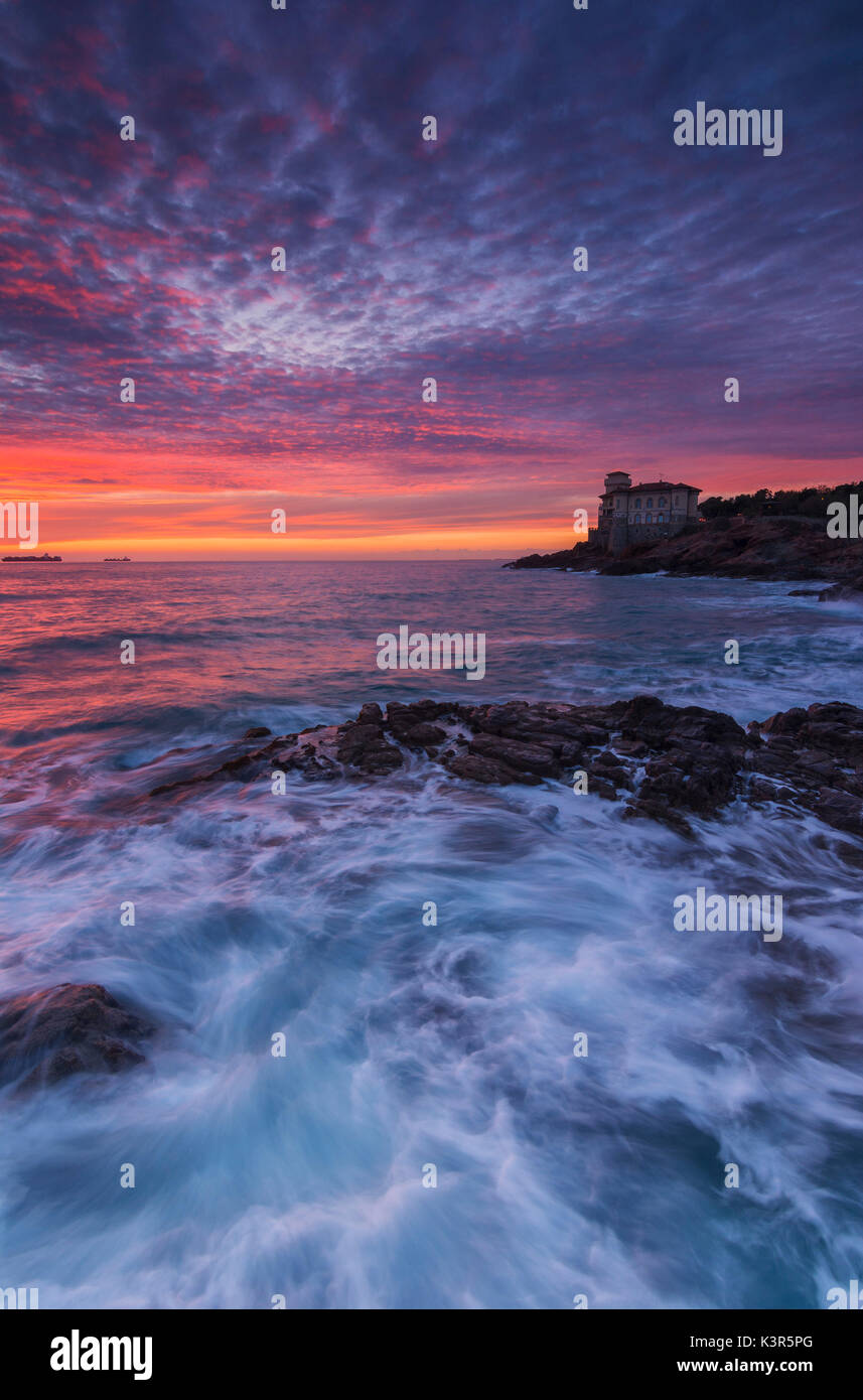 Livorno sunset at boccale castle hi-res stock photography and images ...