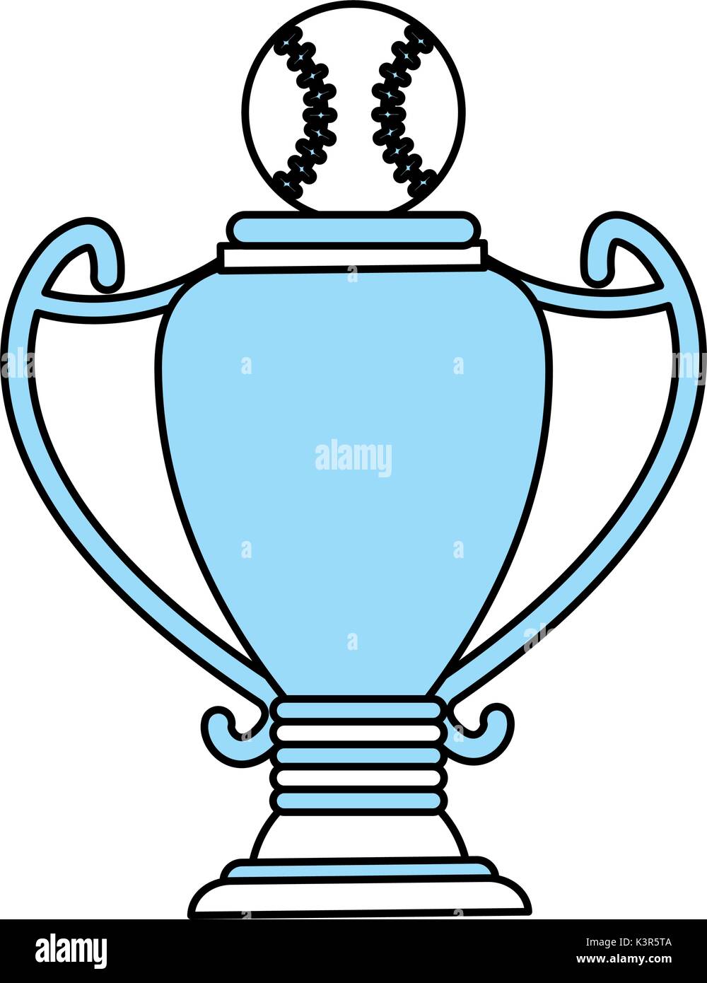 Baseball trophy Stock Vector Images - Alamy
