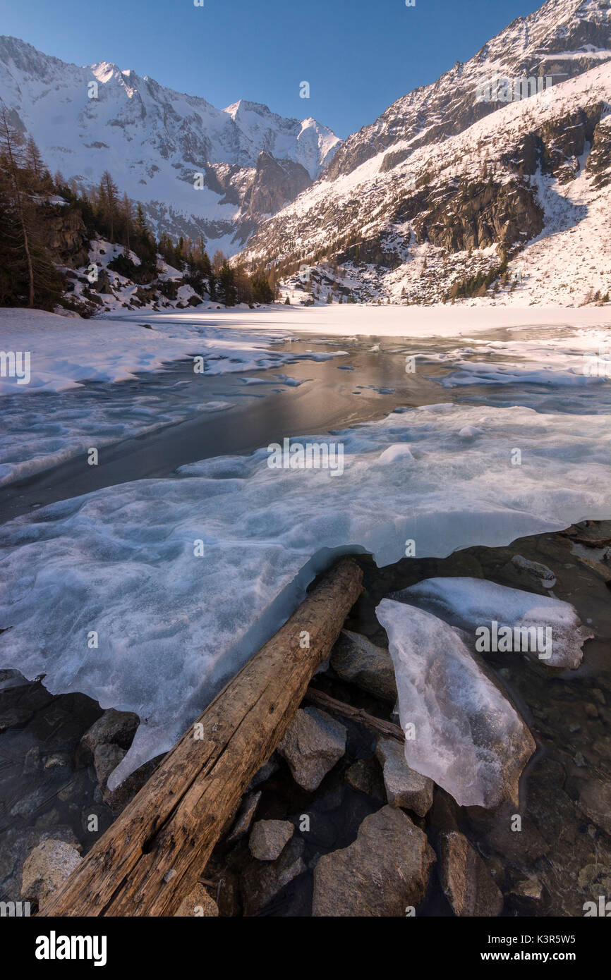 Thaw in aviolo lake hi-res stock photography and images - Alamy