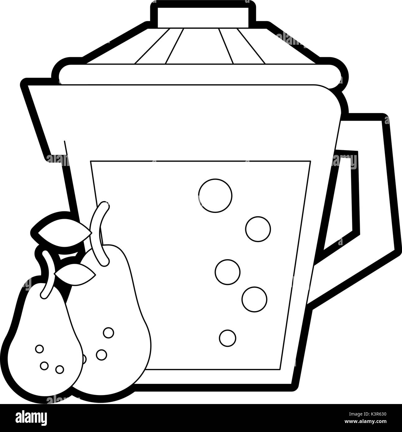 Isolated juice jar design Stock Vector Image & Art - Alamy