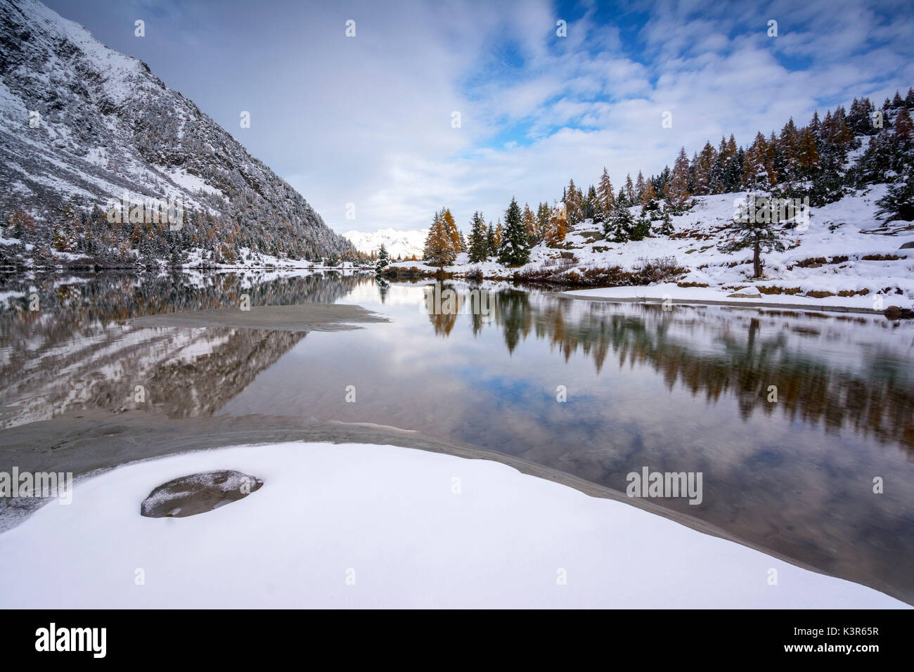 Aviolo lake, Adamello park, Brescia province, Lombardy district, Italy ...