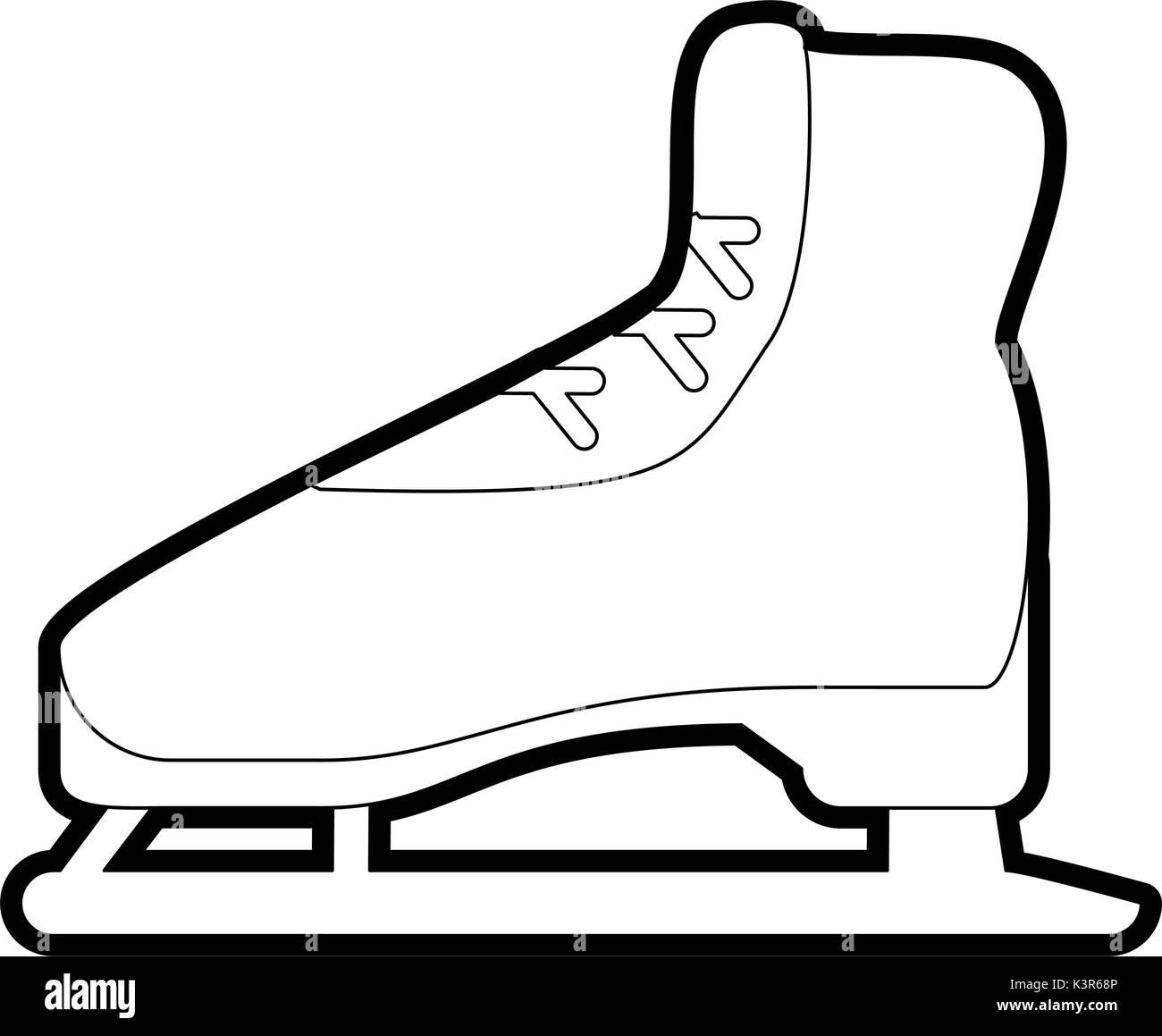 Isolated ice skate design Stock Vector Image & Art - Alamy