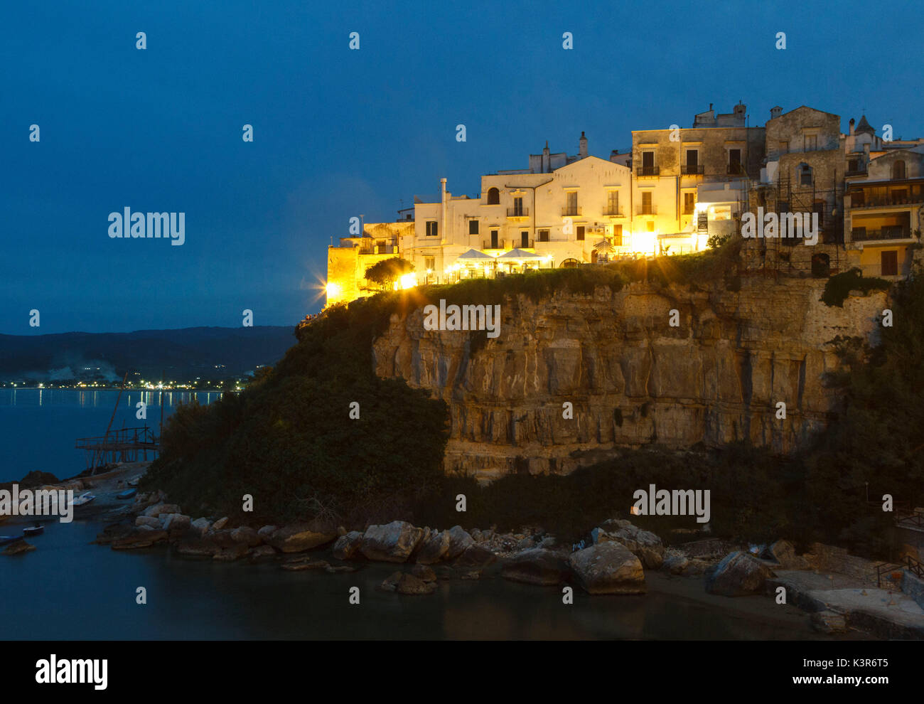 Gargano, Apulia, Italy. Vieste Stock Photo - Alamy