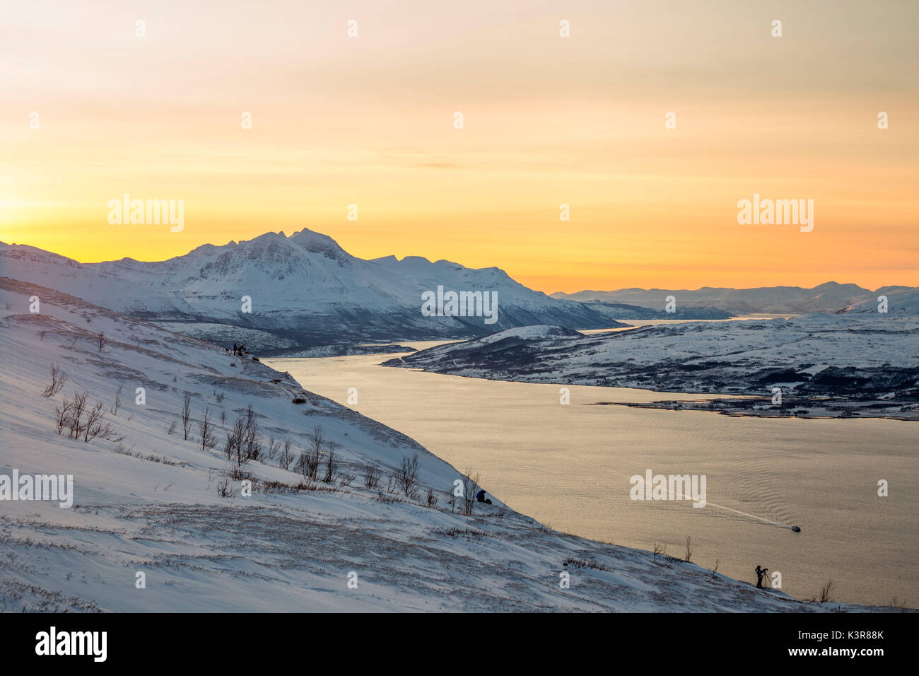 Norway troms county lyngen hi-res stock photography and images - Alamy