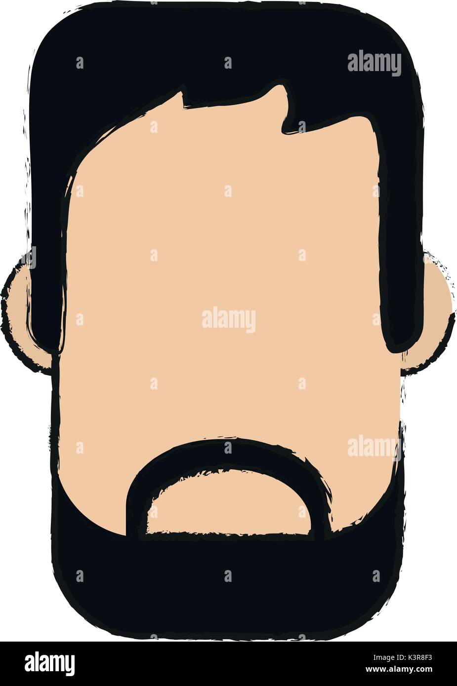 Isolated man head design Stock Vector Image & Art - Alamy