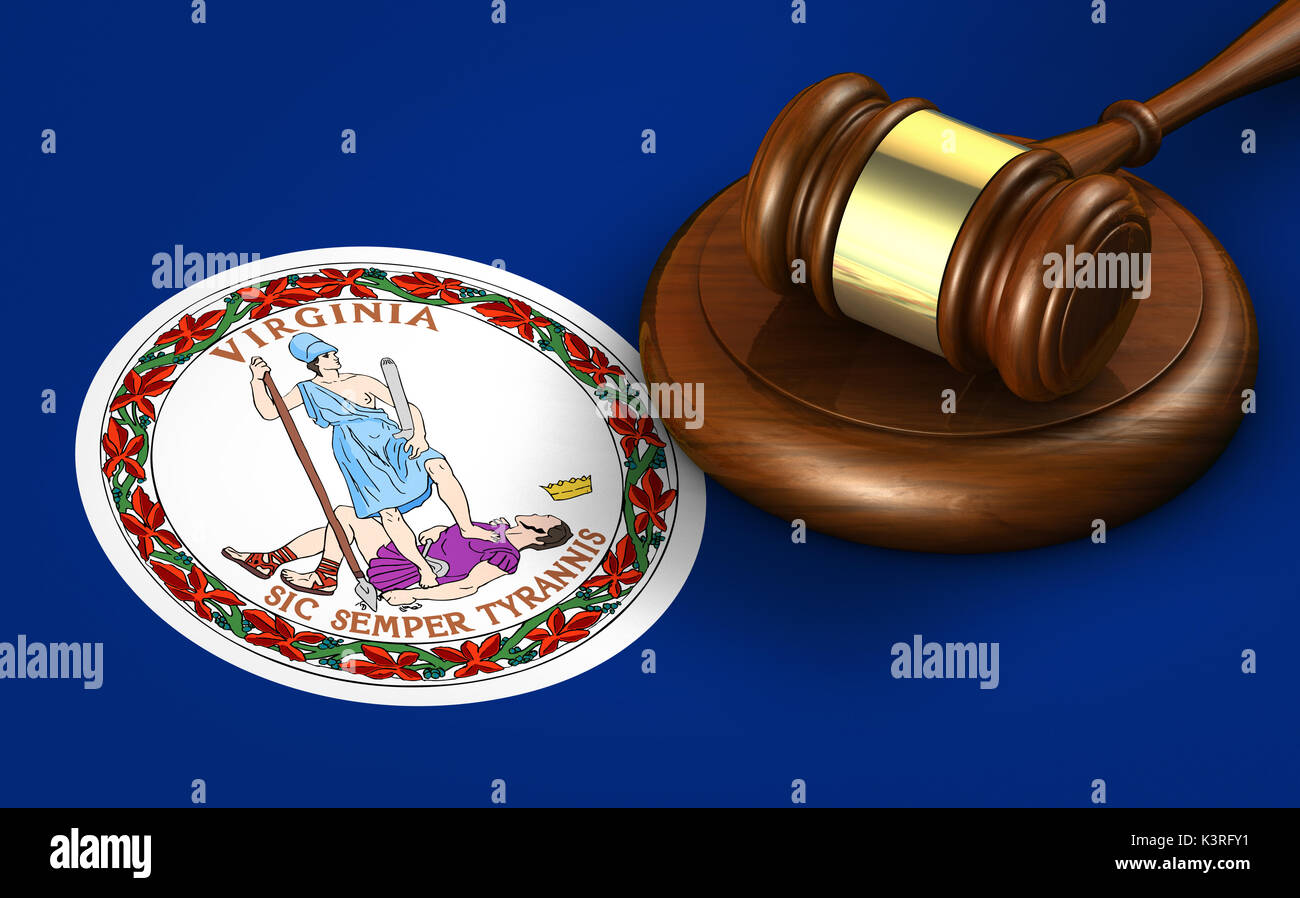 Virginian flag hi-res stock photography and images - Alamy