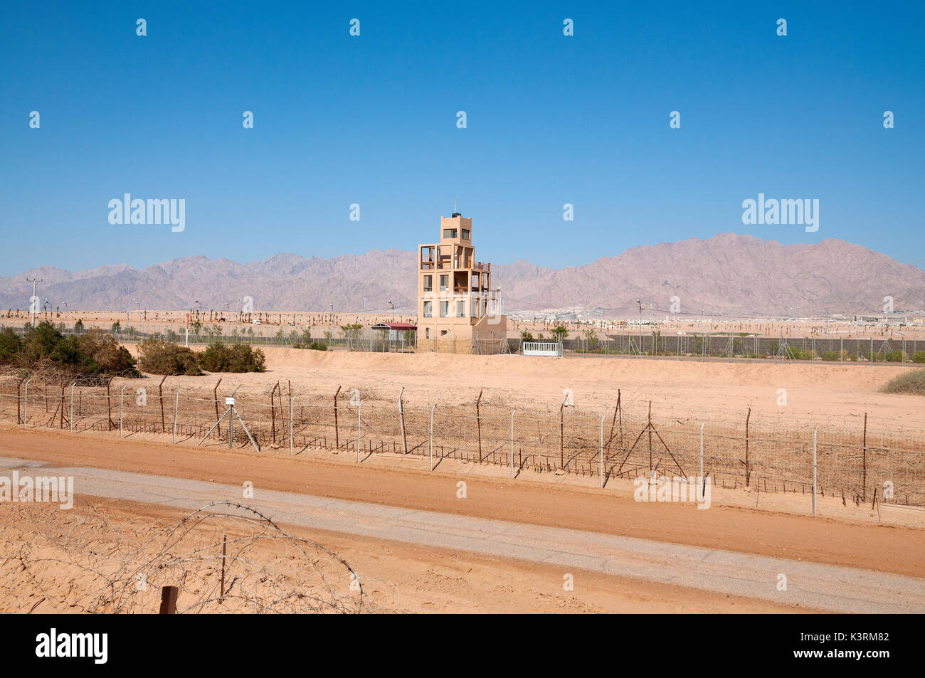 Israeli - Jordan border Stock Photo - Alamy