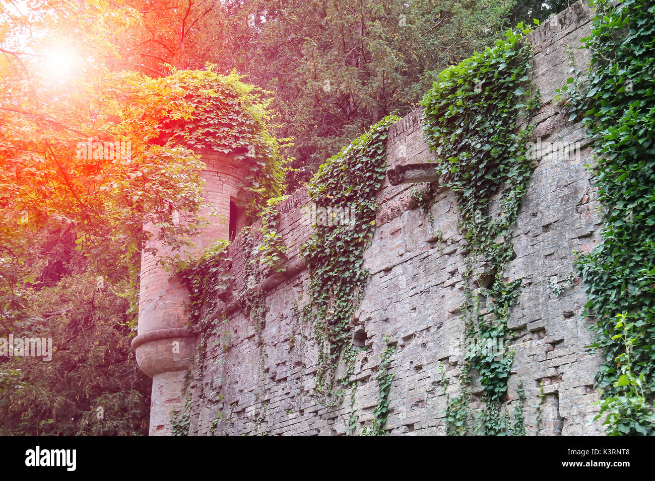 Medieval castle in sunlights. Villa Sorra, Castelfranco Emilia, Modena ...