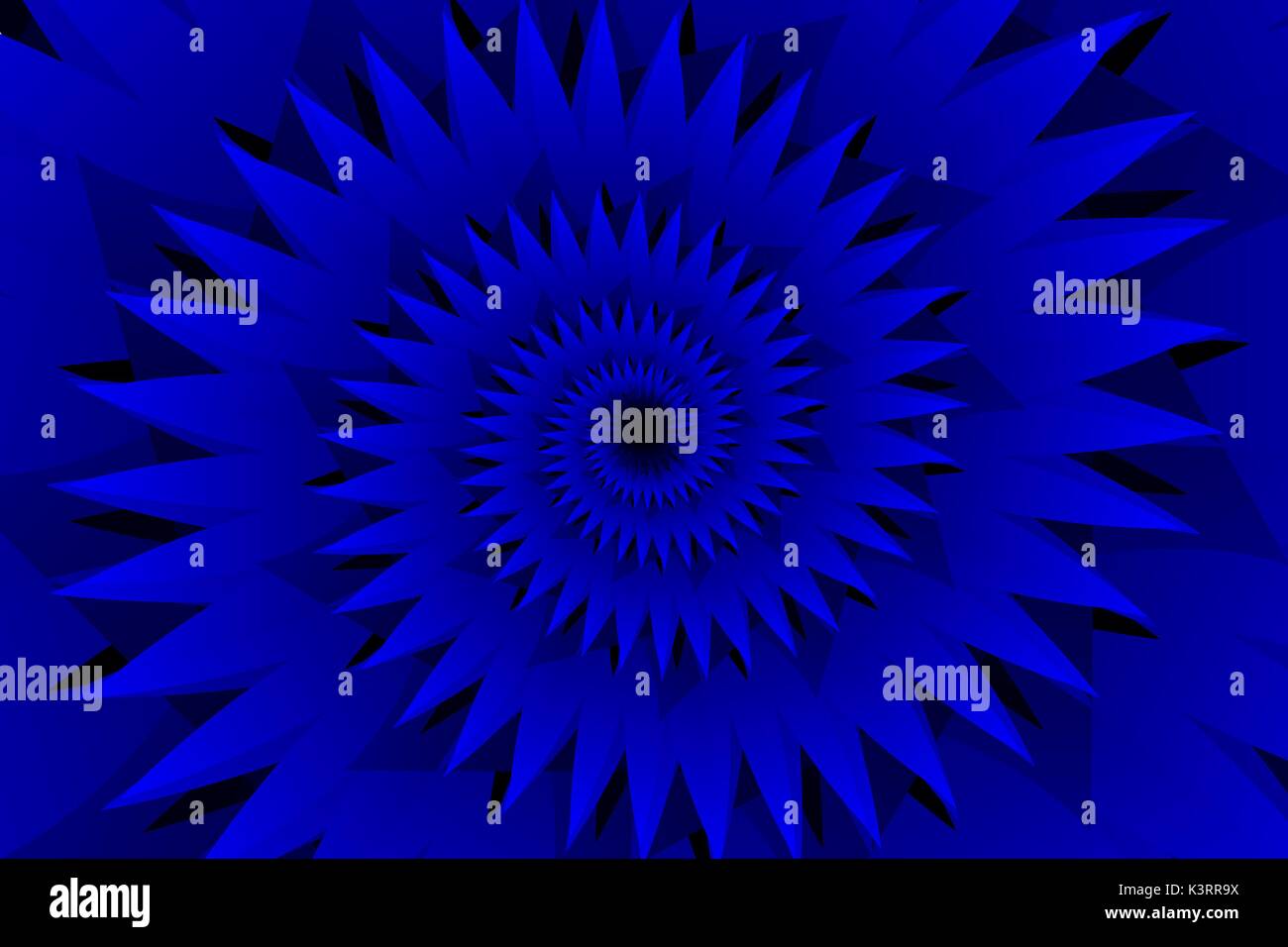 Star blue abstract vector pattern, Concentric star shapes - blue Stock ...