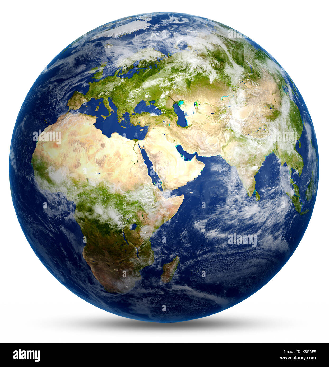 Planet world 3d rendering Stock Photo - Alamy