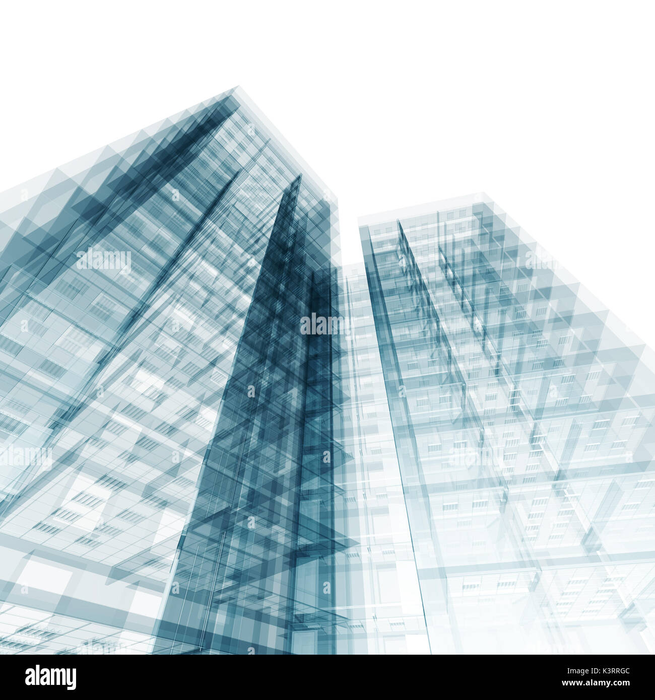 3d abstract building hi-res stock photography and images - Alamy