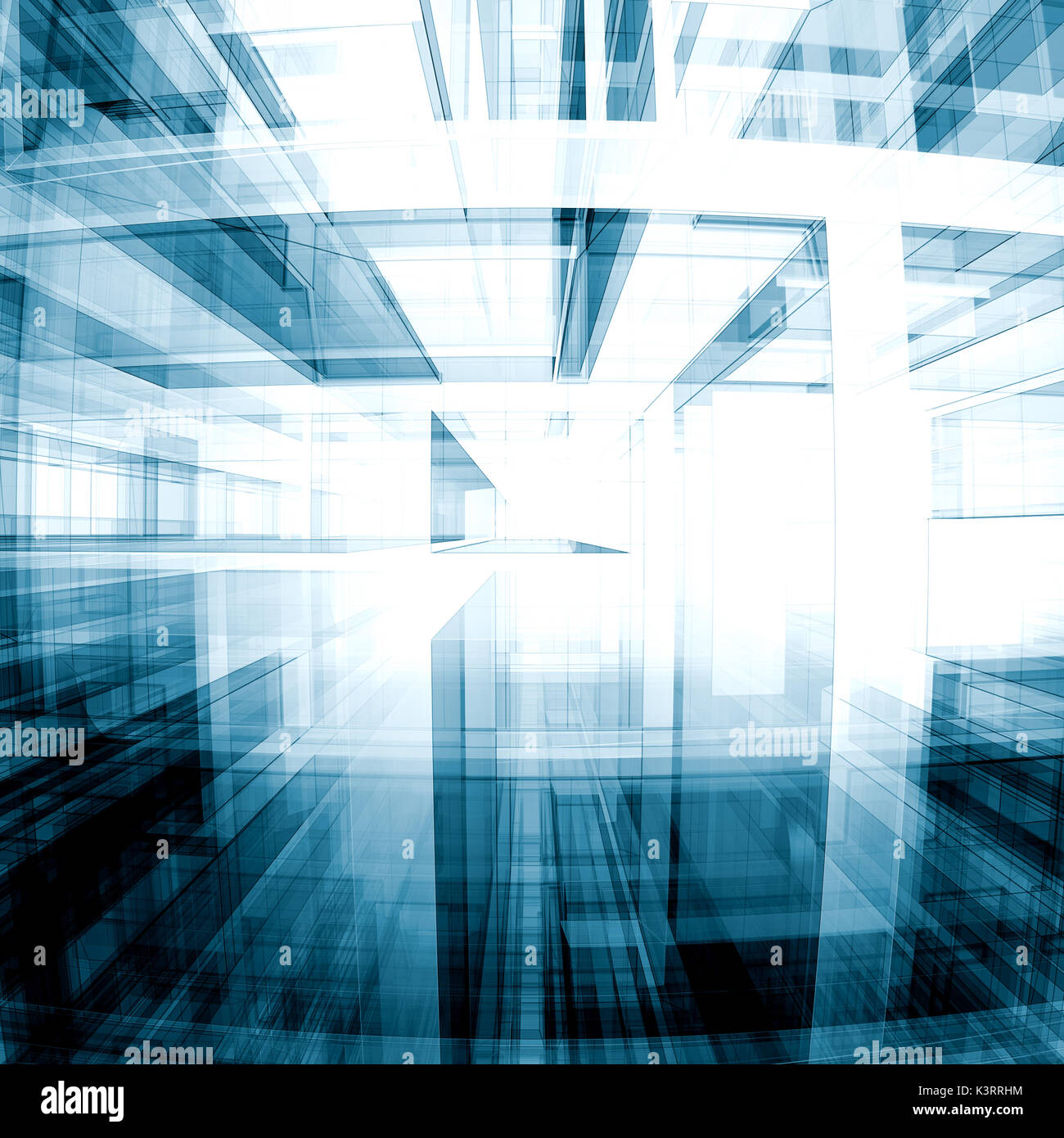 Abstract project 3d rendering scene Stock Photo - Alamy