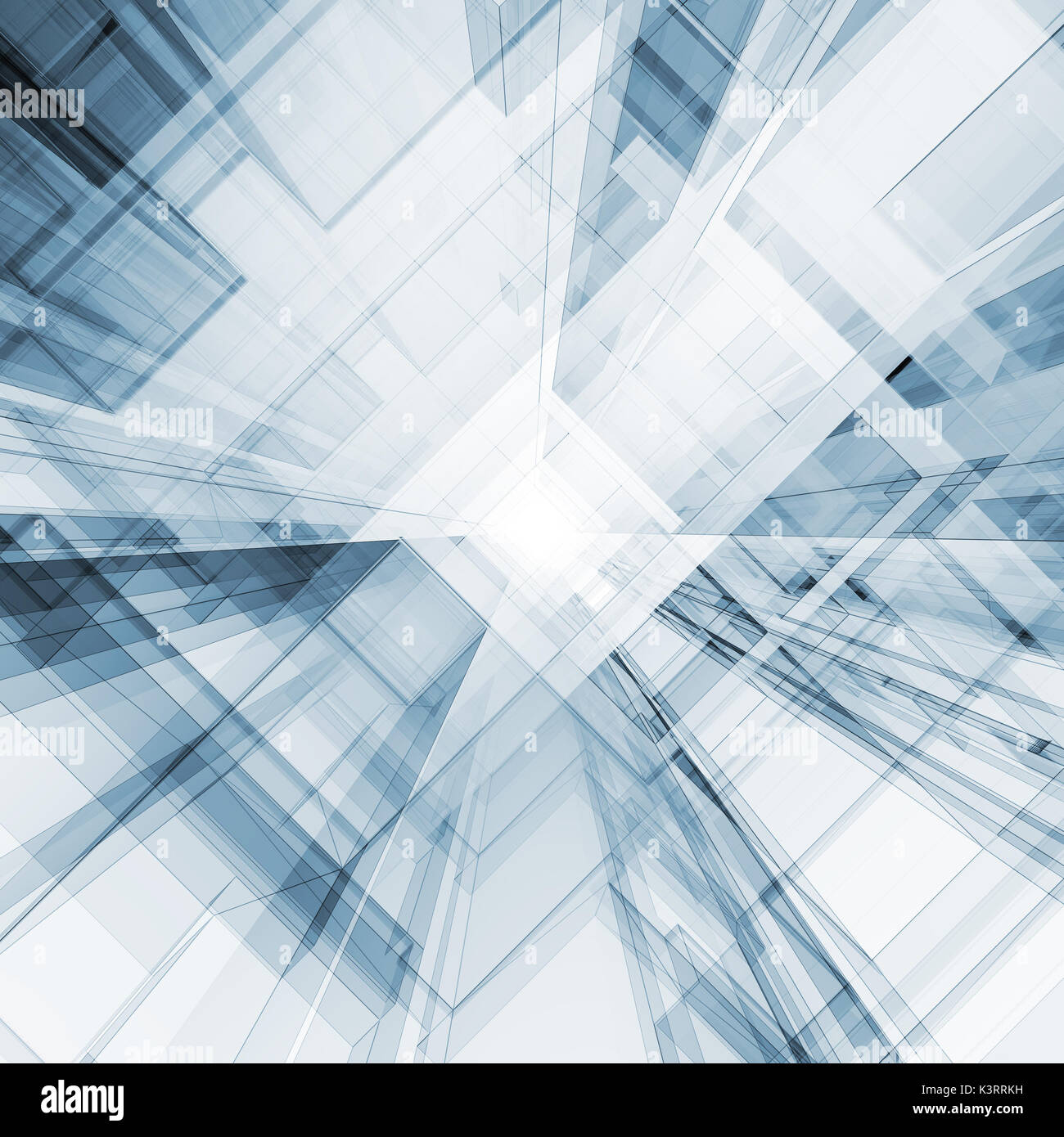 Architecture design 3d rendering scene Stock Photo - Alamy