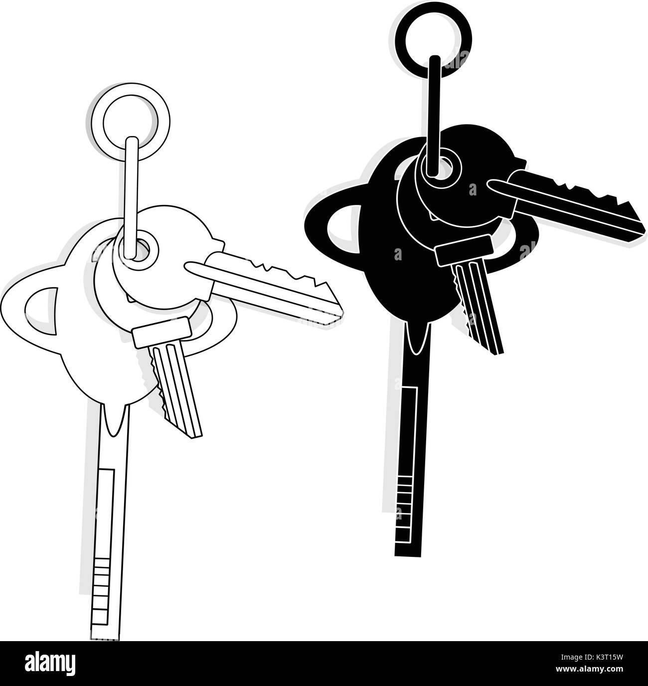 Key isolated illustration set Stock Vector Image & Art - Alamy