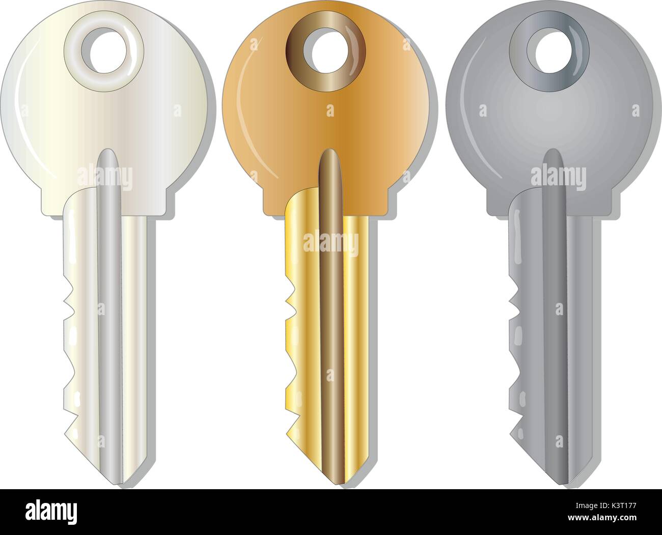 Key isolated illustration set Stock Vector Image & Art - Alamy