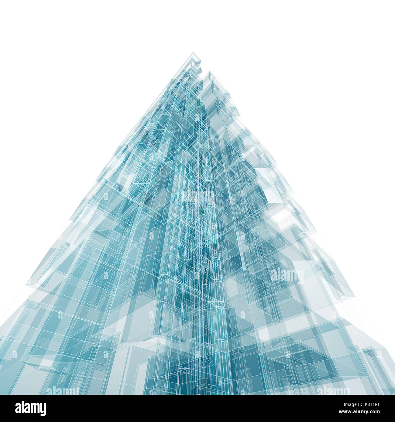 Architecture concept 3d rendering Stock Photo - Alamy