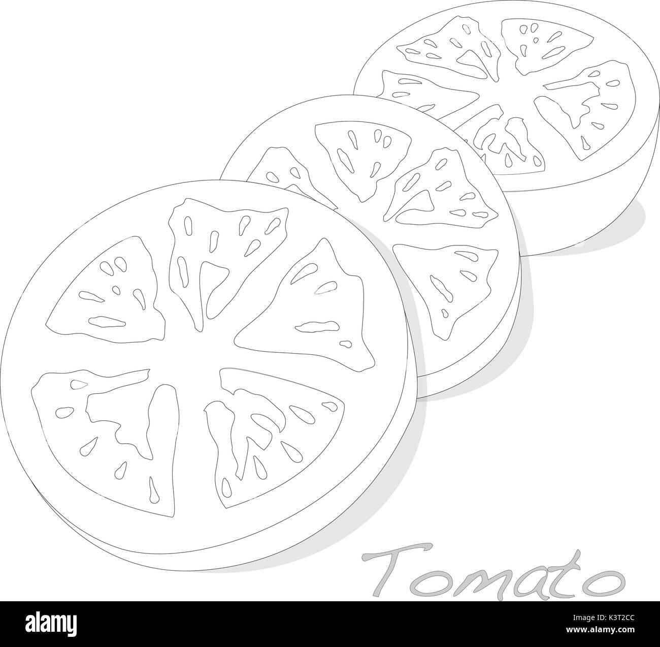 Plate ketchup tomatoes Black and White Stock Photos & Images - Alamy