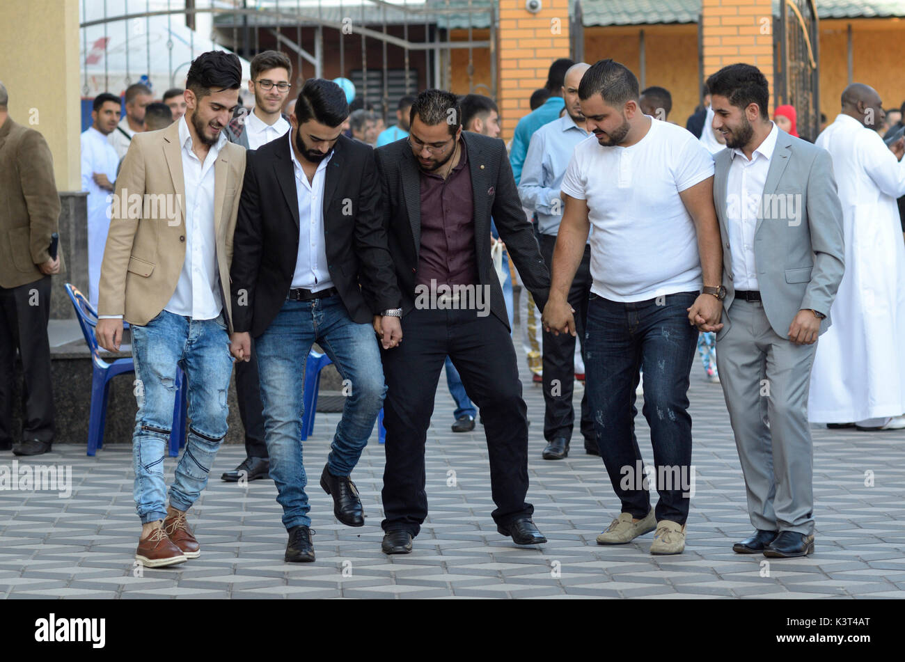 September 01,2017. Kiev, Ukraine. Muslims of Kyiv celebrating Islamic ...