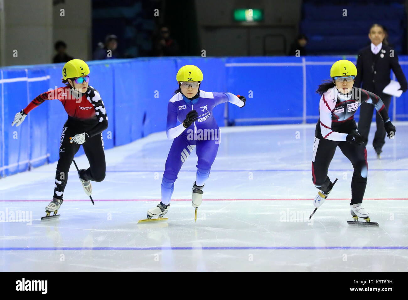 Nagano, Japan. 3rd Sep, 2017. L-R) Sumire Kikuchi, Yuki Kikuchi, Moemi ...