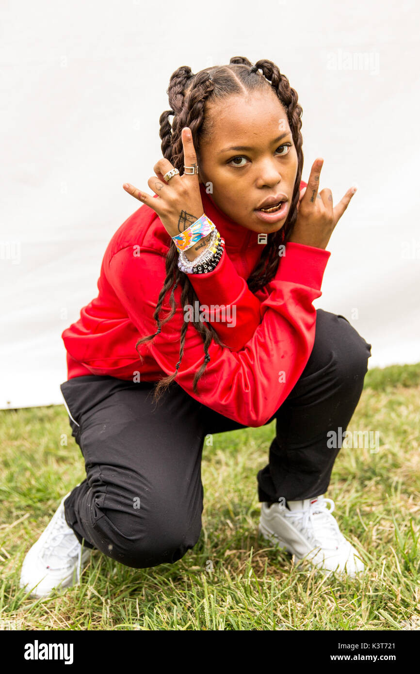 Philadelphia, Pennsylvania, USA. 2nd Sep, 2017. Rapper KODIE SHANE ...