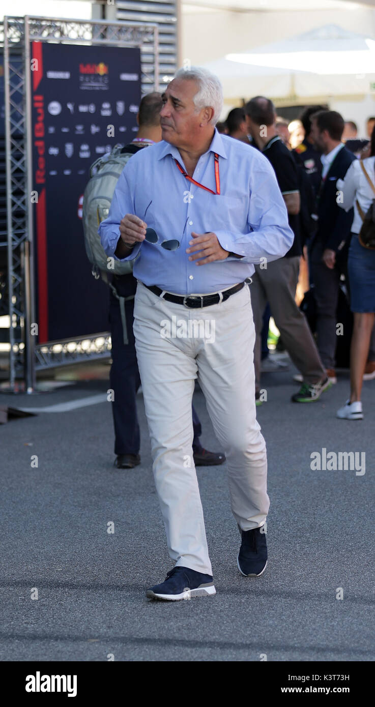 Monza, Italy. 3rd September, 2017. Lawrence Stroll during the F1 Grand ...