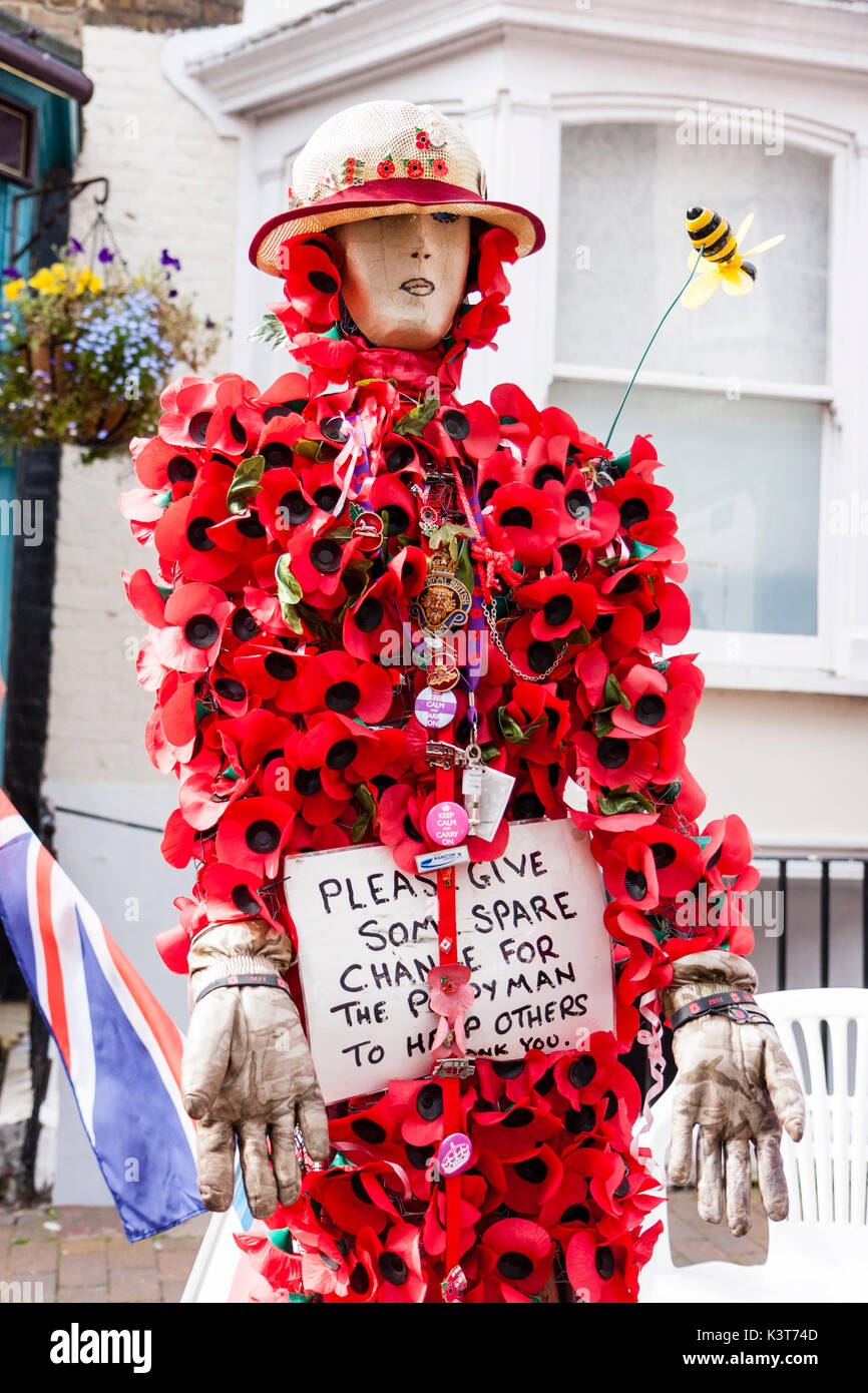 British legion red poppies hi-res stock photography and images - Alamy