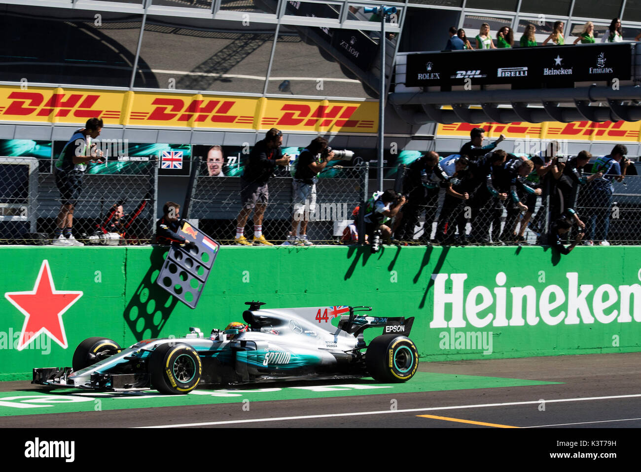 Lewis hamilton italy 2017 2017 hi-res stock photography and images - Alamy