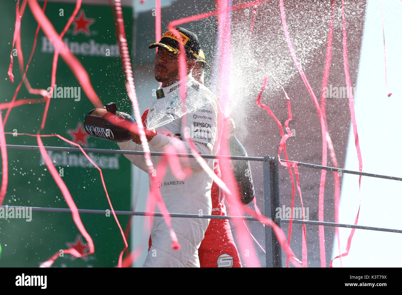 Lewis hamilton italy 2017 2017 hi-res stock photography and images - Alamy