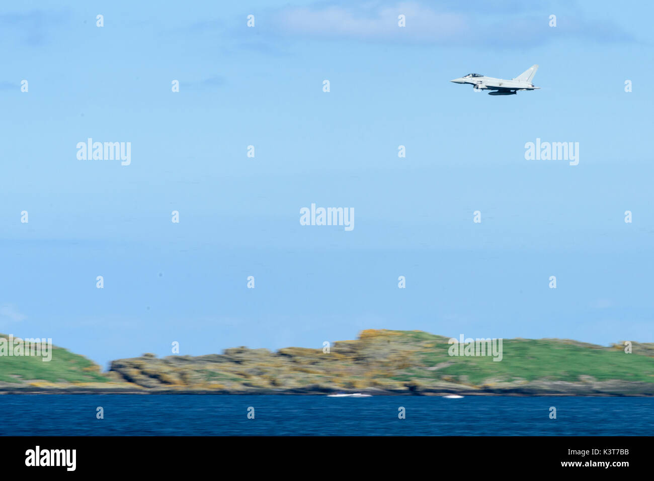 Portrush, Northern Ireland. 02/09/2017 - Eurofighter Typhoon flying at ...