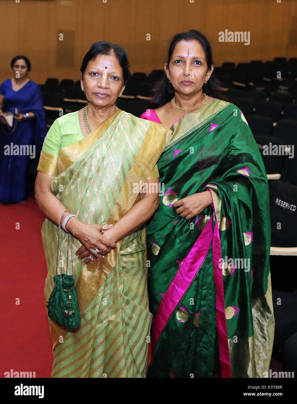 NEW DELHI, INDIA - SEPTEMBER 1: Radha Reddy (L) during a classical ...