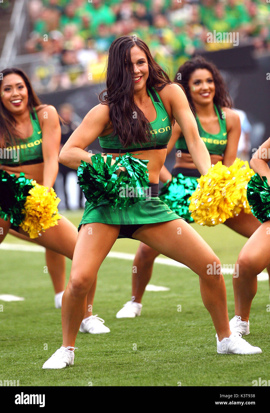 Autzen Stadium, Eugene, OR, USA. 02nd Sep, 2017. An Oregon Ducks ...
