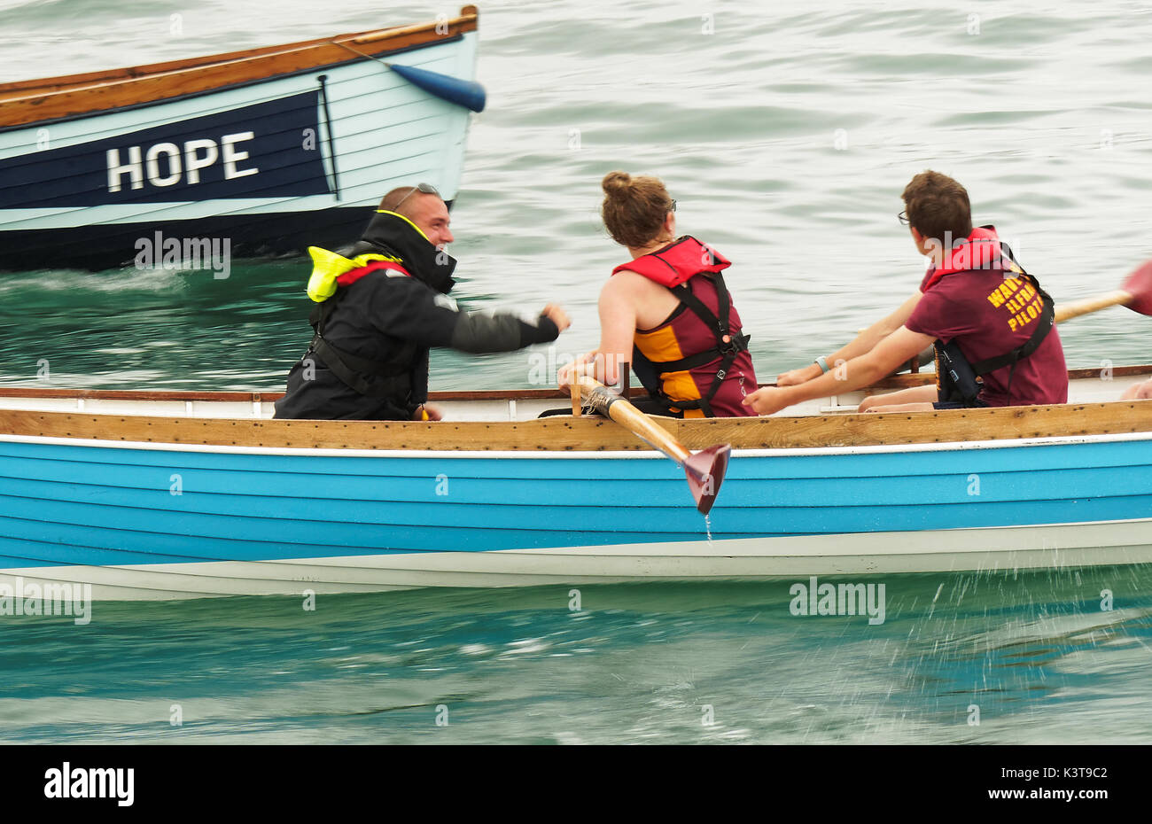 Pilot gig rowing oar hi-res stock photography and images - Alamy