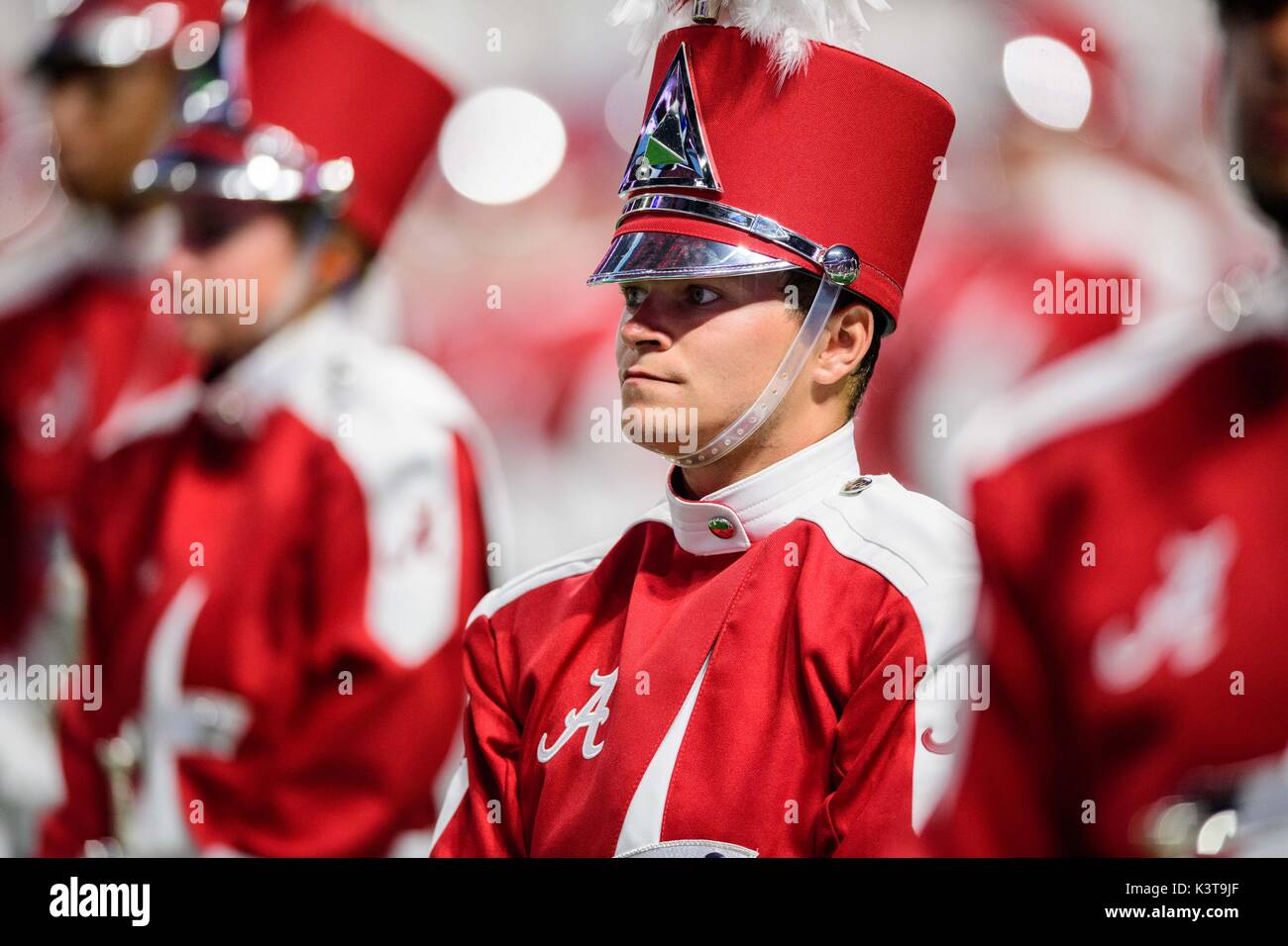 Atlanta, Georgia, USA. 02nd Sep, 2017. The Alabama marching band during ...