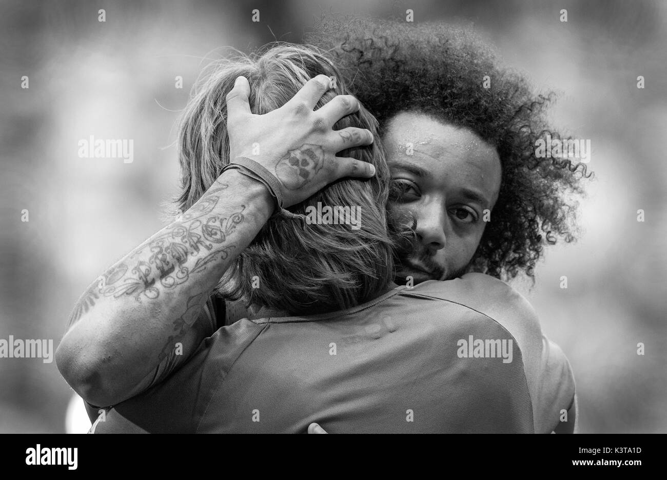 Marcelo real madrid Black and White Stock Photos & Images - Alamy