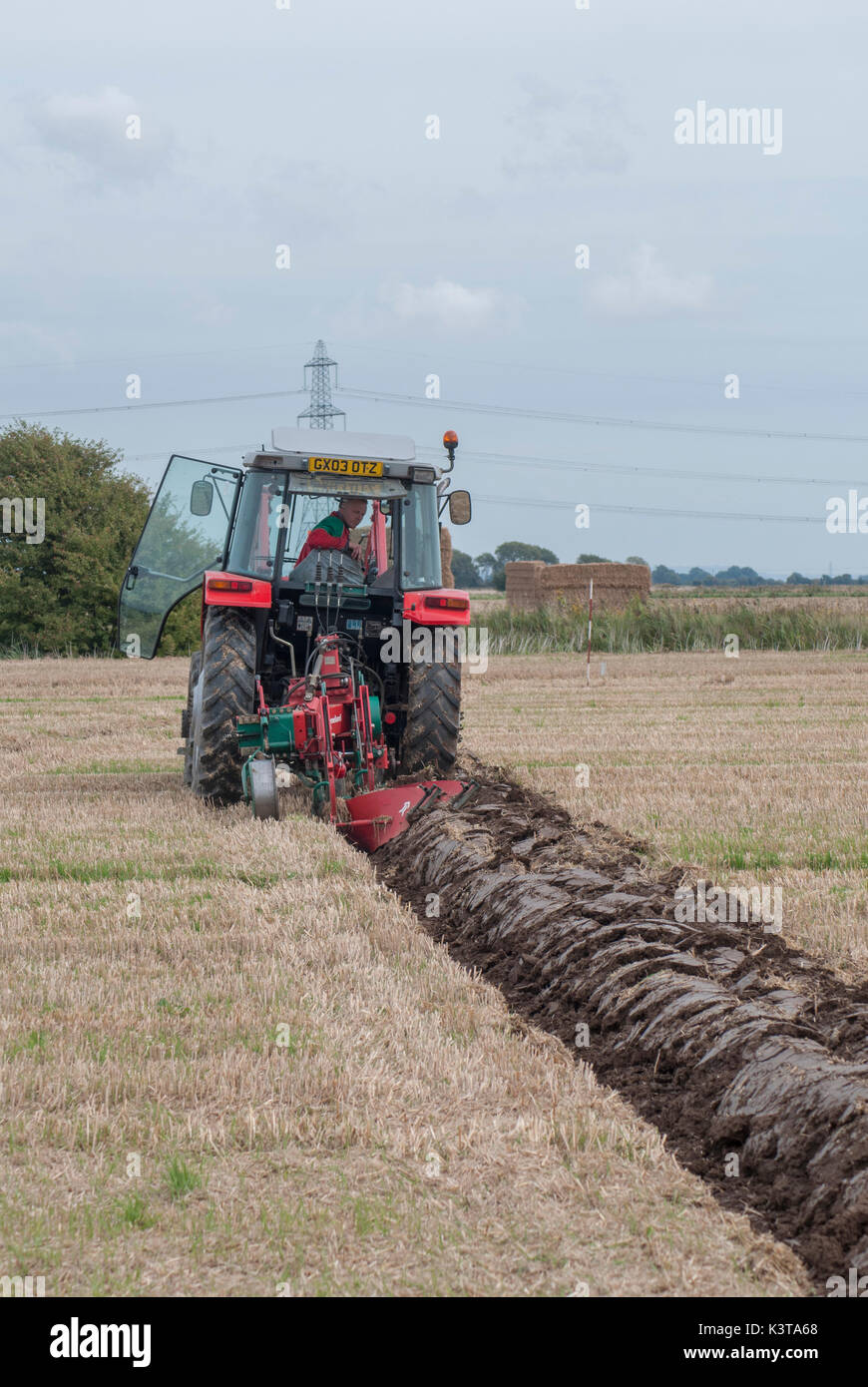 Kent Ditch Corner, East Guldeford, Romney Marsh, Kent, UK. 3rd Sep ...