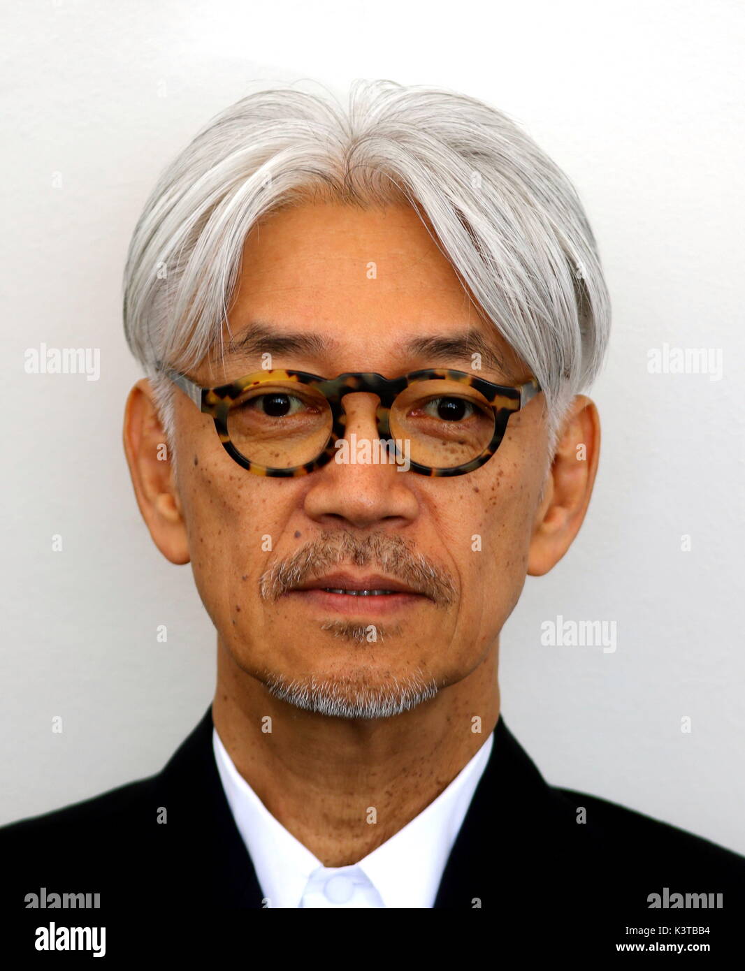 Venice, Italy. 3rd Sep, 2017.Japanese musician Ryuichi Sakamoto attends ...