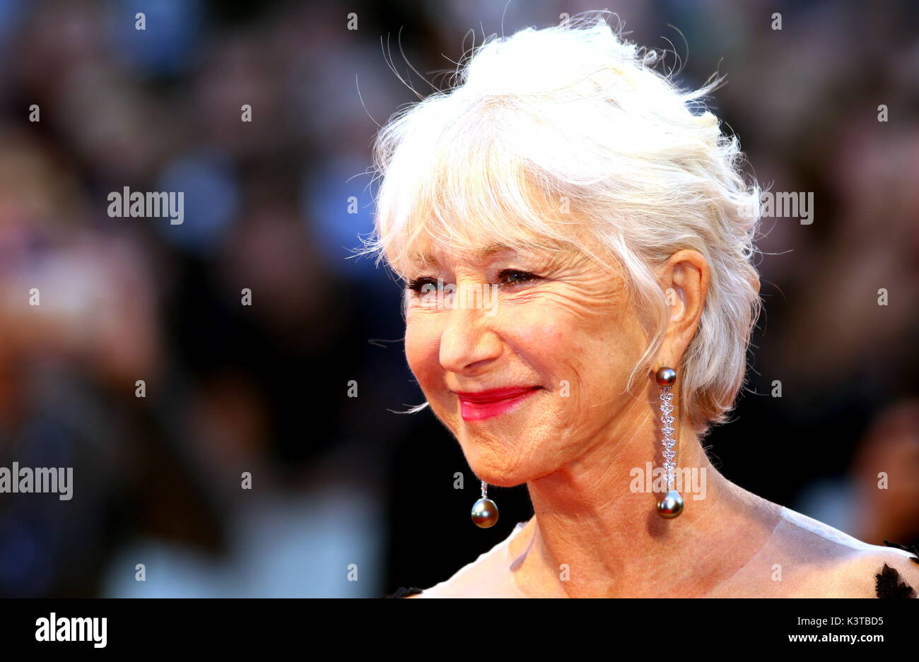 Venice, Italy. 3rd Sep, 2017. Actress Helen Mirren attends during the ...