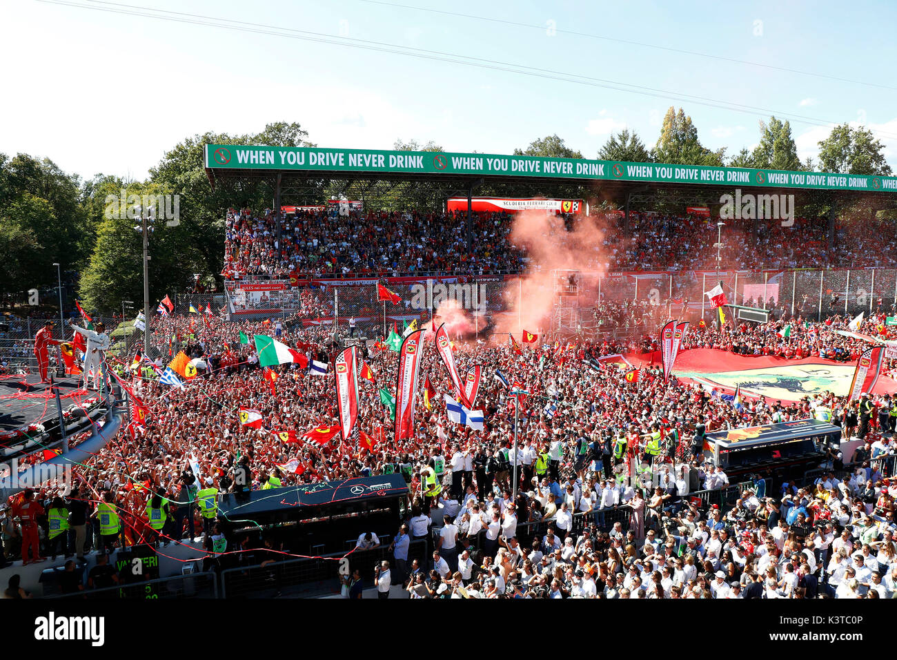 Monza, Italy. 03rd Sep, 2017. UK AND IRELAND RIGHTS ONLY Lewis Hamilton ...