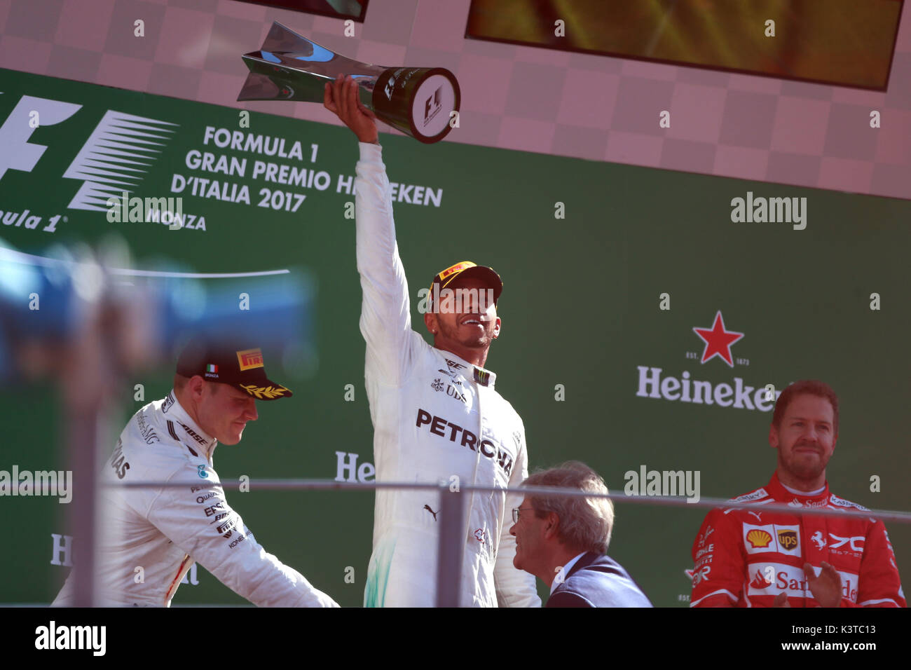 Monza, Italy. 03rd Sep, 2017. UK AND IRELAND RIGHTS ONLY Lewis Hamilton ...