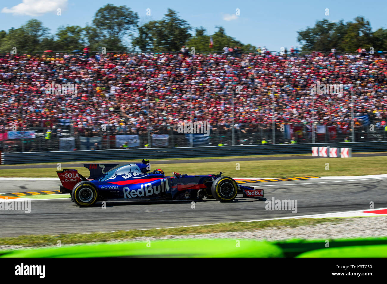 Monza, Italy. 03rd Sep, 2017. UK AND IRELAND RIGHTS ONLY Carlos Sainz ...
