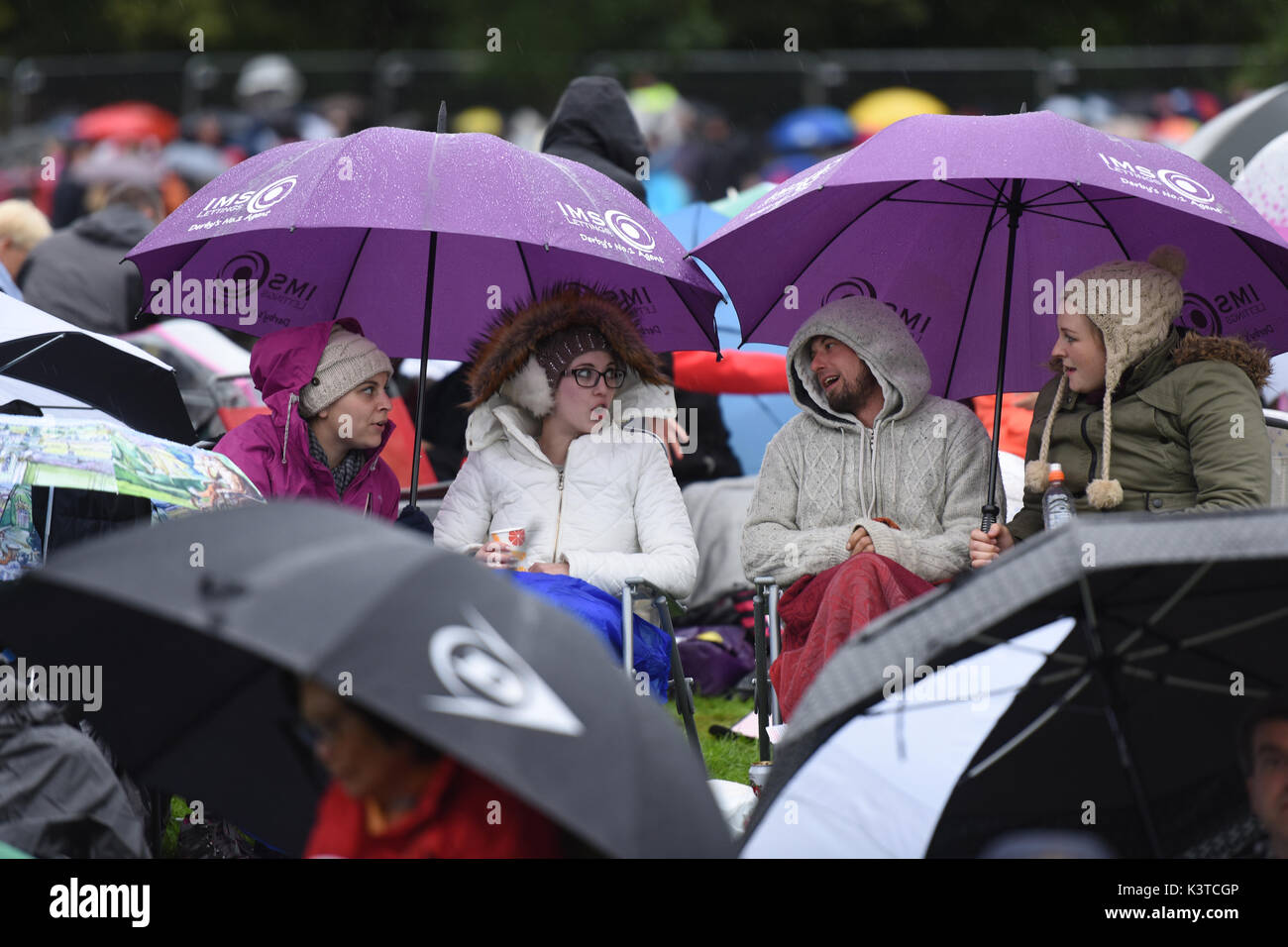 Derby, UK. 3rd Sep, 2017. The Hannells Darley Park Concert, Joe Clark ...