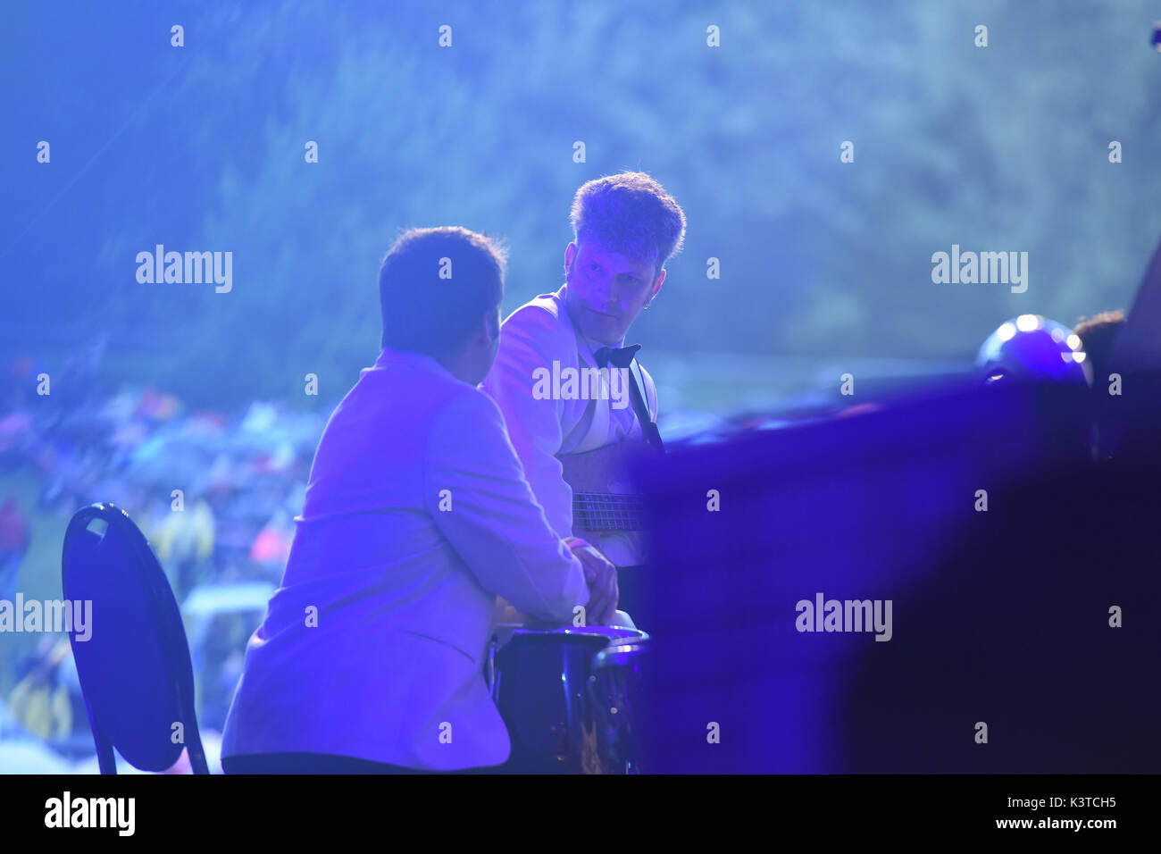 Derby, UK. 3rd Sep, 2017. The Hannells Darley Park Concert, Joe Clark ...