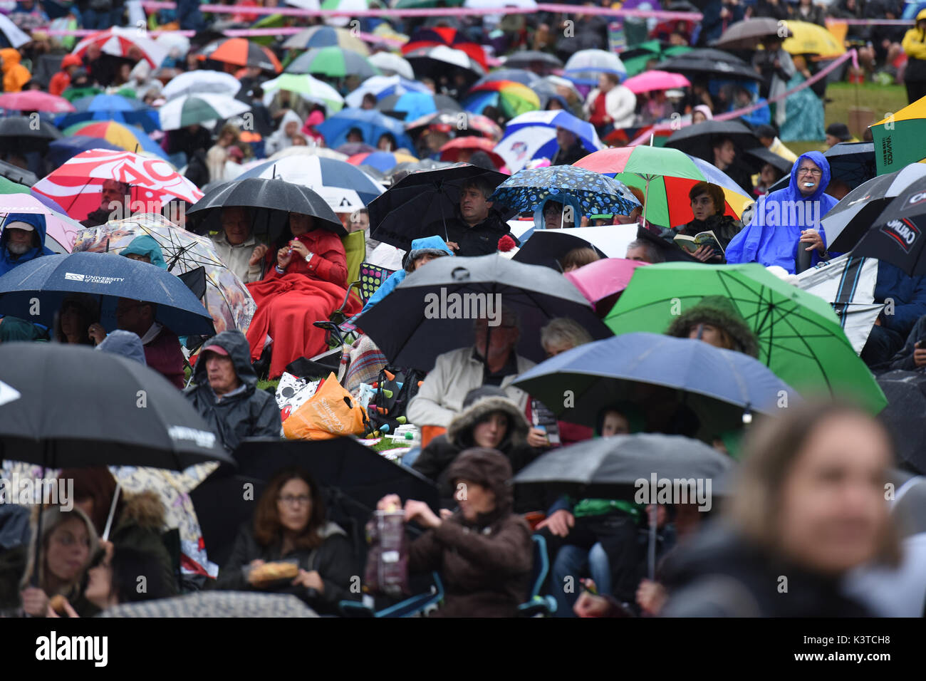 Derby, UK. 3rd Sep, 2017. The Hannells Darley Park Concert, Joe Clark ...