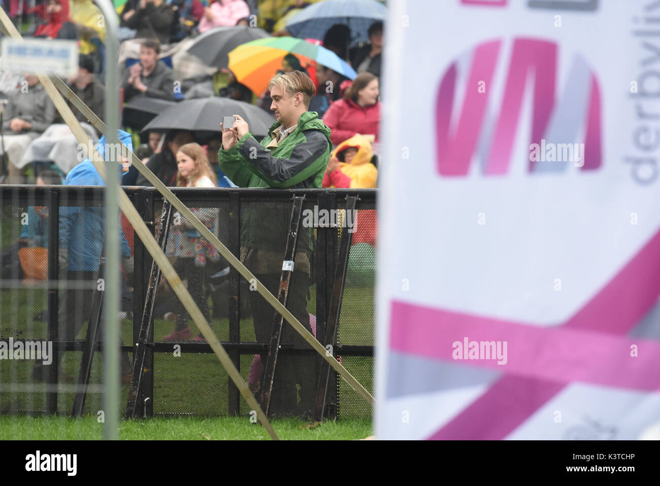 Derby, UK. 3rd Sep, 2017. The Hannells Darley Park Concert, Joe Clark ...